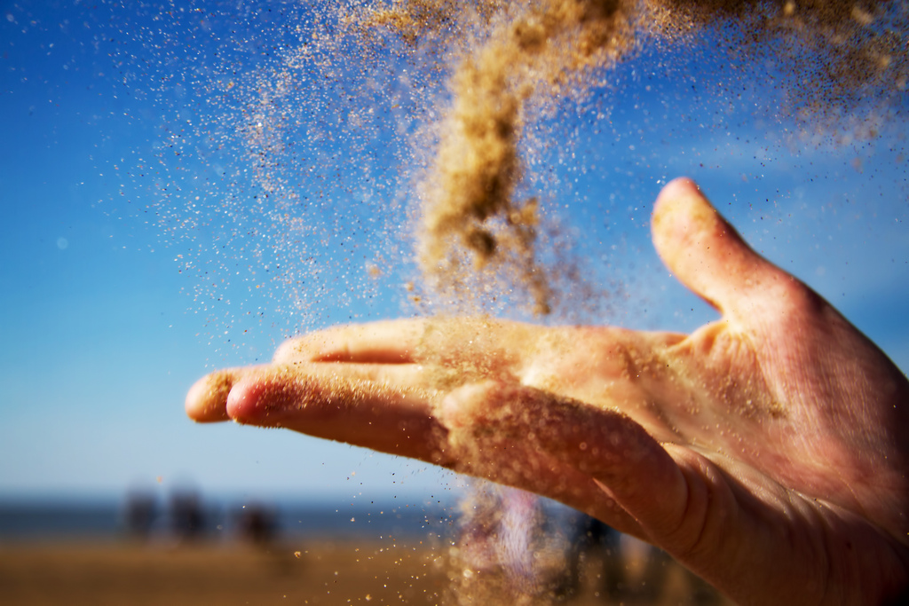 On throwing sand. – Frank Brown Cloud
