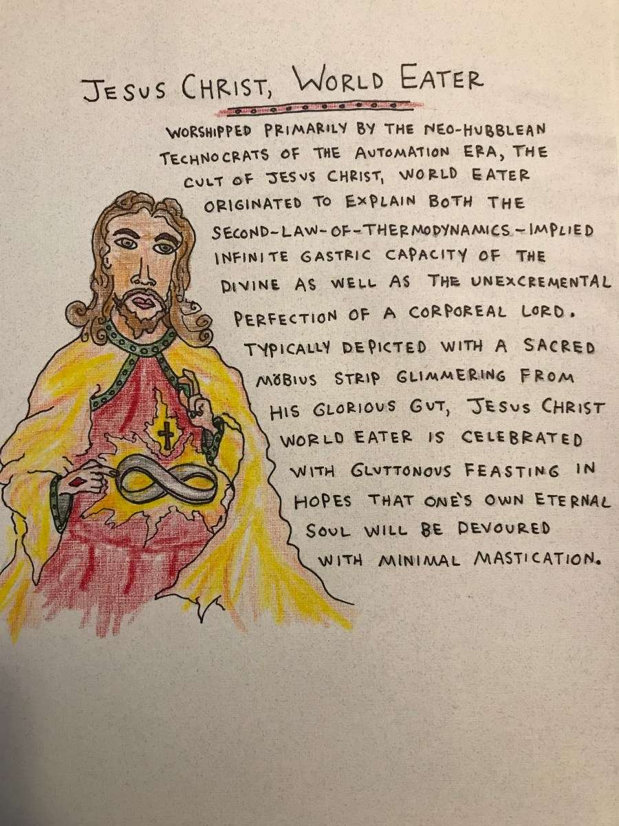 Jesus Christ, World Eater. – Frank Brown Cloud